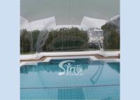 China Custom Size Transparent Inflatable Pool Dome 15x10m with CE Certified Blower for sale