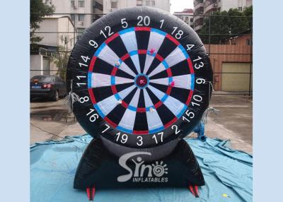 Cina Bordo di dardo gonfiabile gigante di calcio con il supporto fatto con il materiale della tela cerata del PVC in vendita