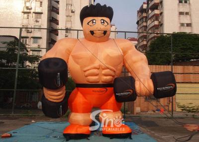 Cina Uomo gonfiabile gigante del muscolo in qualunque momento di forma fisica su ordine per la promozione all'aperto della palestra in vendita