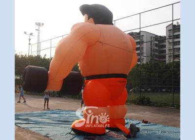 Cina Uomo gonfiabile gigante del muscolo in qualunque momento di forma fisica su ordine per la promozione all'aperto della palestra in vendita