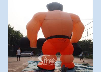 Cina Uomo gonfiabile gigante del muscolo in qualunque momento di forma fisica su ordine per la promozione all'aperto della palestra in vendita
