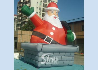 Cina 5m l'alto Babbo Natale gonfiabile divertente gigante all'aperto per la decorazione di festival di Natale in vendita