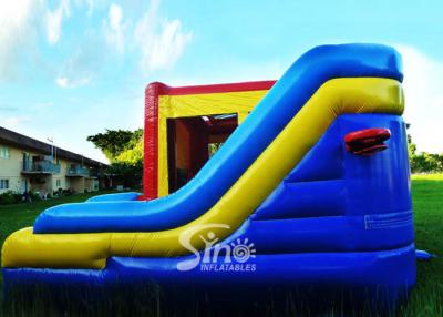 Cina 7 variopinti in 1 castello rimbalzante gonfiabile congelato con gli ostacoli dello scorrevole N per divertimento dei bambini in vendita