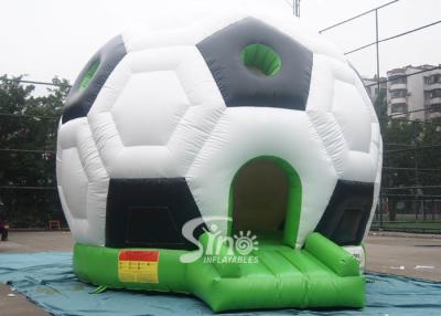 China Het openlucht van de de Tijdvoetbal van de Jonge geitjespartij Kasteel van Bouncy Opblaasbare met 0.55mm het geteerde zeildoek van pvc Te koop