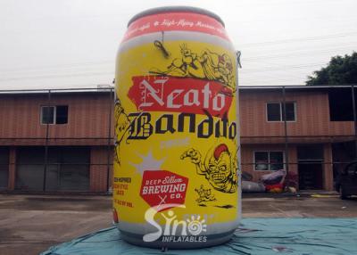 Cina alta latta di birra gonfiabile gigante messicana della lager N.B.: di stile di 5m con stampa completa di Digital per la pubblicità all'aperto in vendita