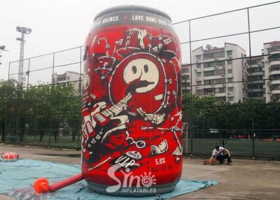 Cina Alta Advertsing latta di birra gonfiabile gigante all'aperto di 5 Mts con stampa completa di Digital per la promozione locale della birra di leggenda in vendita