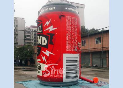 中国 5 Mtsローカル伝説ビール昇進のためのデジタル完全な印刷を用いる高い屋外のAdvertsingの巨大で膨脹可能な缶ビール 販売のため