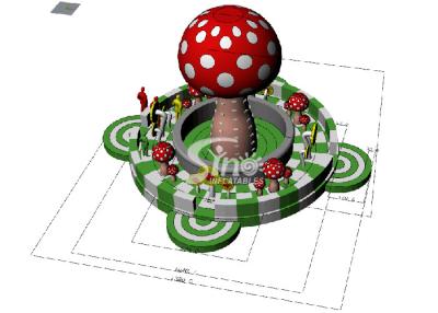 Cina Torre rampicante del nuovo fungo gonfiabile di progettazione con la cintura di sicurezza dal produttore gonfiabile della Cina in vendita
