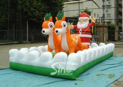 Cina Tintinnio Belhi esterno/padre e renne di Inflatables di Natale che corrono insieme in vendita
