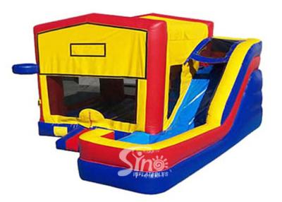 China Casa combinada inflable mojada de la despedida de los niños del tema al aire libre de la princesa con la diapositiva de la fábrica de Guangzhou en venta