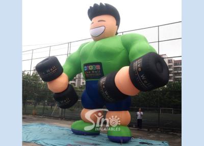 China 25 de ' hoge grote adverterende mens van de kerel opblaasbare spier voor GYMNASTIEK openluchtbevordering Te koop
