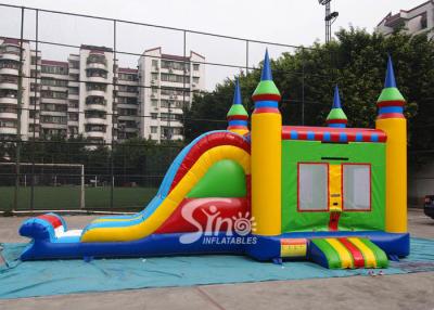China juego combinado inflable de los niños comerciales coloridos 5in1 con la diapositiva para al aire libre de los inflatables de Guangzhou en venta