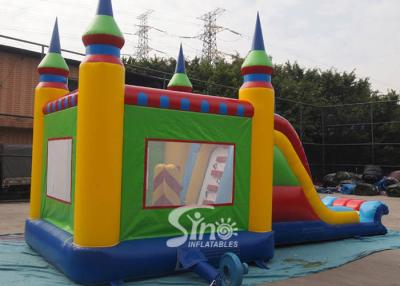 China juego combinado inflable de los niños comerciales coloridos 5in1 con la diapositiva para al aire libre de los inflatables de Guangzhou en venta