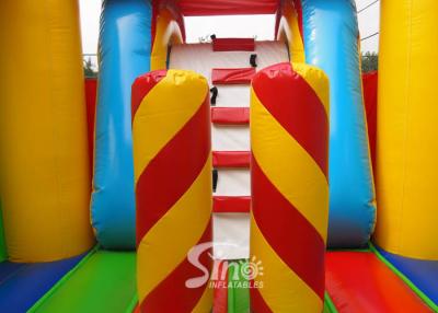 China juego combinado inflable de los niños comerciales coloridos 5in1 con la diapositiva para al aire libre de los inflatables de Guangzhou en venta
