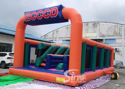 Cina Adulti giganti di divertimento che ostacolano corsa ad ostacoli gonfiabile per il partito di esecuzione di sfida in vendita