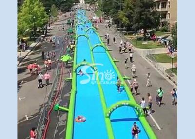 China Naar maat gemaakte openlucht reuze opblaasbaar de dia van het stadswater voor het spelpret van het de zomerwater van Chineesinflatables Te koop