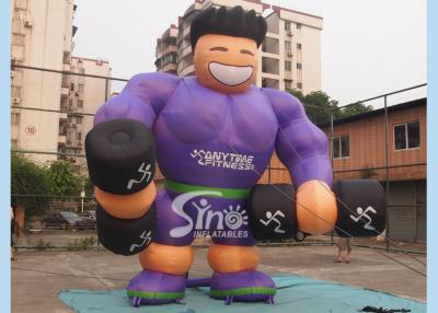 Cina Camicia porpora che annuncia il grado commerciale dell'uomo del muscolo di Inflatables per la promozione usata in vendita