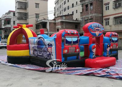 Cina Campo da giuoco gonfiabile del parco di Amusemenet della squadra gigante di salvataggio per divertimento all'aperto dei bambini in vendita