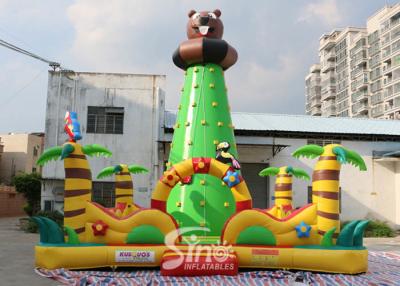 Cina l'alto orso della giungla di 7m scherza la parete gonfiabile di arrampicata per i giochi all'aperto in vendita
