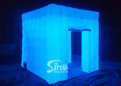 Cina 8' tubo portatile del cubo di x8 ha condotto la cabina gonfiabile della foto per gli eventi di nozze o fa festa la notte in vendita