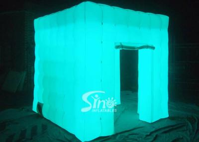 Cina 8' tubo portatile del cubo di x8 ha condotto la cabina gonfiabile della foto per gli eventi di nozze o fa festa la notte in vendita