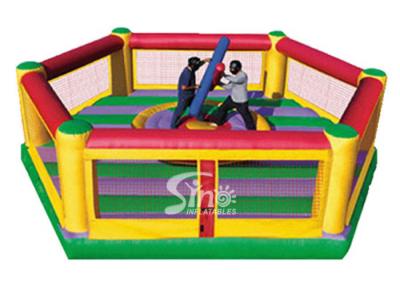 Cina Insieme Jousting gonfiabile interattivo degli adulti dei bambini N del grado commerciale con i bastoni in vendita