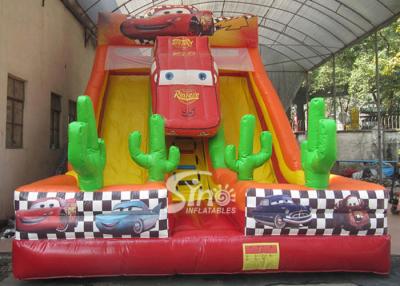 Cina scorrevole gonfiabile dell'automobile dell'alta dei bambini di 6m corsa estrema di velocità per spettacolo all'aperto dei bambini in vendita