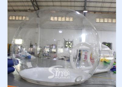 Cina tenda di campeggio gonfiabile trasparente all'aperto della bolla di 4m con l'entrata del tunnel della struttura in vendita