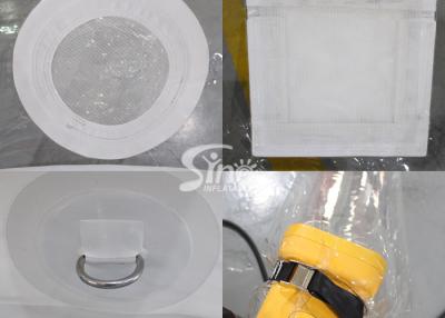 Cina tenda di campeggio gonfiabile trasparente all'aperto della bolla di 4m con l'entrata del tunnel della struttura in vendita