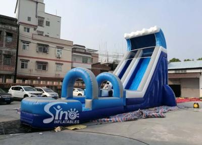 Cina Acquascivoli gonfiabili bambini commerciali all'aperto di esplosione dei grandi per la tela cerata del PVC del parco 0.55mm dell'acqua in vendita