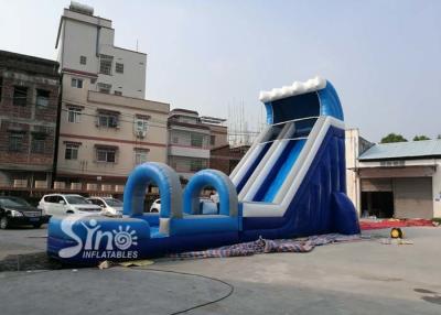 Cina Acquascivoli gonfiabili bambini commerciali all'aperto di esplosione dei grandi per la tela cerata del PVC del parco 0.55mm dell'acqua in vendita