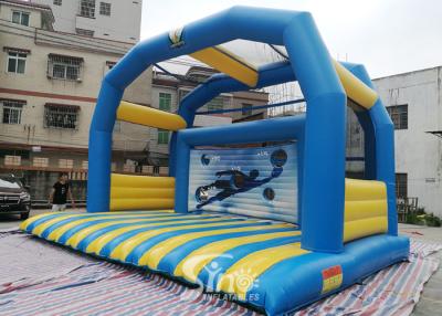 Cina Tiro gonfiabile di scopo di calcio dei giochi di sport degli adulti dei bambini N con il grande cuscinetto di salto per i giochi interattivi in vendita