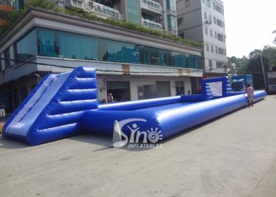 Cina Giochi gonfiabili dei bambini divertenti, campo di calcio gonfiabile blu del sapone dell'acqua in vendita