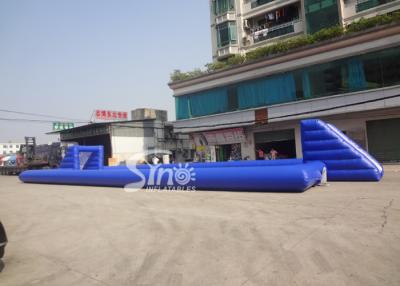 Cina Giochi gonfiabili dei bambini divertenti, campo di calcio gonfiabile blu del sapone dell'acqua in vendita