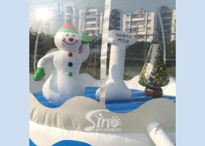 China Crianças infláveis do boneco de neve exterior da casa do salto que saltam o leão-de-chácara para o jardim à venda
