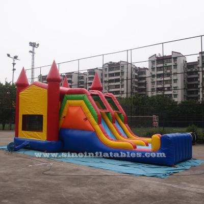 China 4 en 1 despedida inflable del parque de atracciones contiene aprobaciones de los alquileres EN14960 en venta