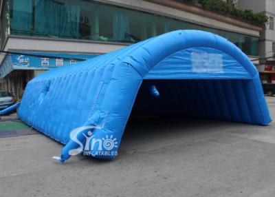 Cina Tenda gonfiabile lunga blu del tunnel con la doppia cucitura quadrupla di N in vendita