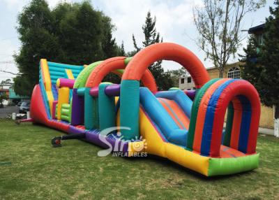 China Het kleurrijke Geteerde zeildoek van pvc van het Kinderen Interactieve Spel Opblaasbare Loodvrije Te koop
