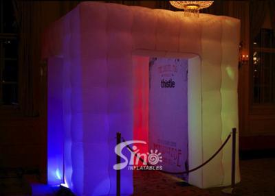 China 8' tubo do cubo de x8'x8 conduziram o cerco inflável da cabine da foto para barras das mostras ou do partido da noite à venda