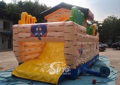 China Sicherheits-Noahs Arche-Paradies-aufblasbares kombiniertes Schlag-Haus für Kinder zu verkaufen