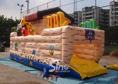 China Sicherheits-Noahs Arche-Paradies-aufblasbares kombiniertes Schlag-Haus für Kinder zu verkaufen