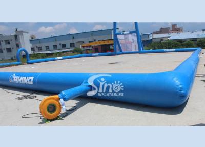 中国 45x30mの中国の膨脹可能な製造業者からの子供Nの大人のための移動式巨大で膨脹可能なラグビー分野 販売のため