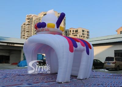 Cina Supporto gonfiabile su ordinazione del chiosco del gelato entrambe tenda con la copertura della luce del LED per la pubblicità delle attività in vendita