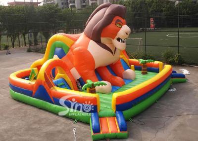 Cina il parco gonfiabile di divertimento dei grandi della giungla di 9x9m bambini all'aperto del leone con lo scorrevole per divertimento fa festa da cino Inflatables in vendita