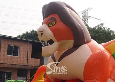 Cina il parco gonfiabile di divertimento dei grandi della giungla di 9x9m bambini all'aperto del leone con lo scorrevole per divertimento fa festa da cino Inflatables in vendita