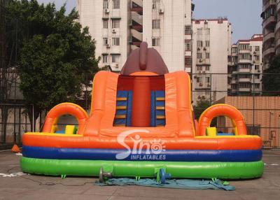 Cina il parco gonfiabile di divertimento dei grandi della giungla di 9x9m bambini all'aperto del leone con lo scorrevole per divertimento fa festa da cino Inflatables in vendita