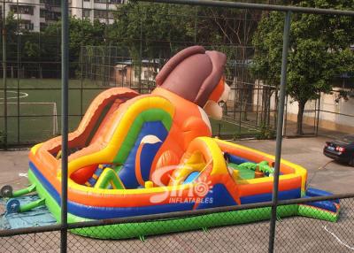 Cina il parco gonfiabile di divertimento dei grandi della giungla di 9x9m bambini all'aperto del leone con lo scorrevole per divertimento fa festa da cino Inflatables in vendita
