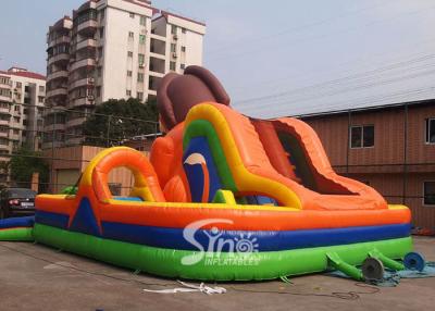Cina il parco gonfiabile di divertimento dei grandi della giungla di 9x9m bambini all'aperto del leone con lo scorrevole per divertimento fa festa da cino Inflatables in vendita