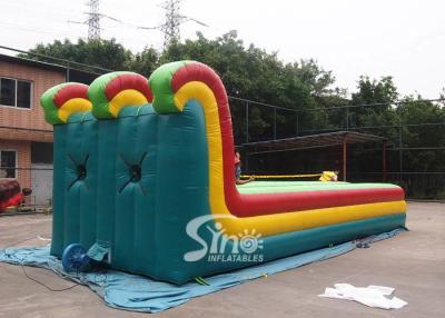中国 10m長い二重車線の子供Nの大人の膨脹可能なバンジーは相互作用のゲームのために動きます 販売のため