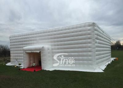 Cina tenda gonfiabile del cubo del grande partito bianco all'aperto di musica dei tester 15x15 con 2 porte per gli eventi in vendita